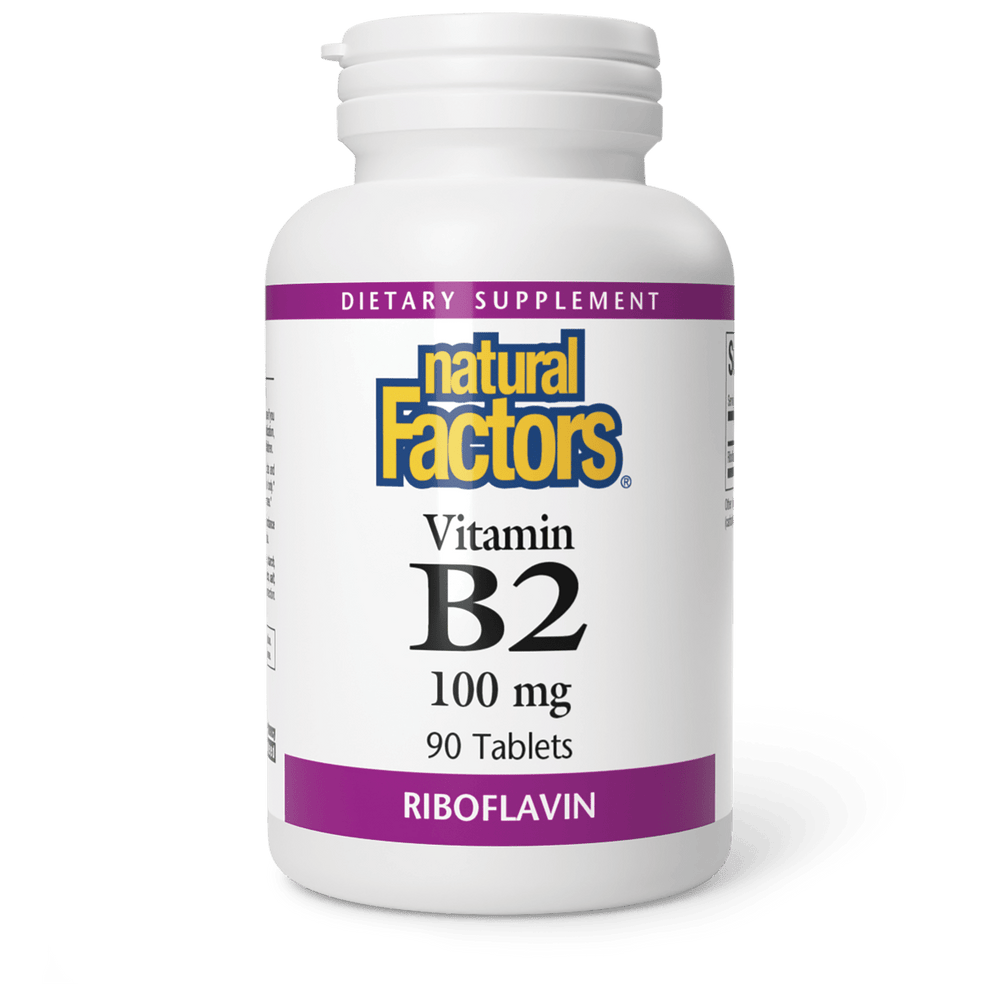 Vitamin B2 Riboflavin 100mg 90 tablets – Gig Harbor Apothecary LLC