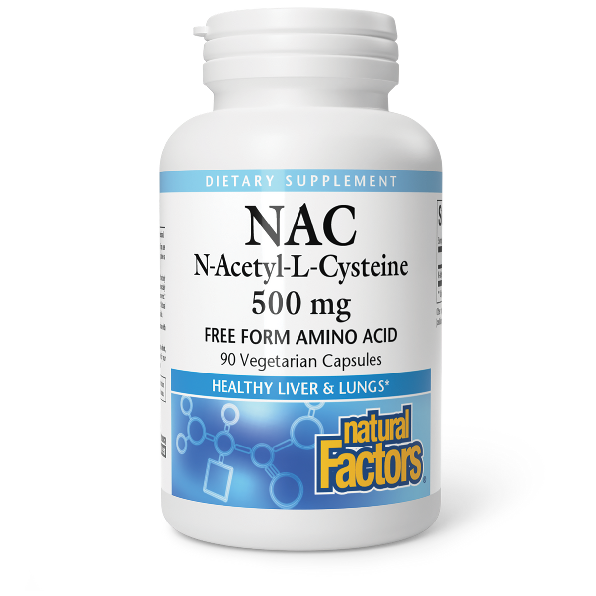 N-Acetyl-L-Cysteine 500mg 90 Vegetarian Capsules – Gig Harbor ...